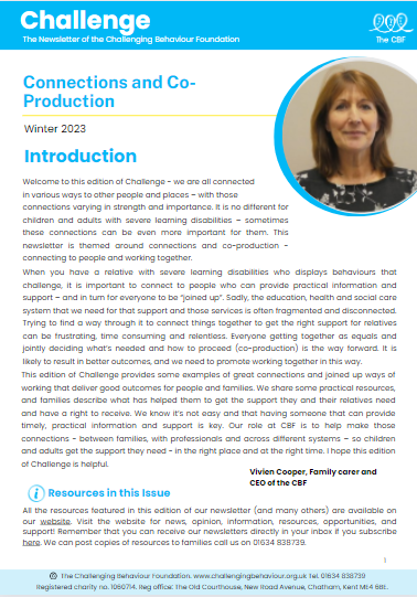 Challenge Newsletter Winter 2023: Connections and Co-Production ...